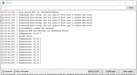 Lora Experimental Environmental Sensors Loraxes Temperature Sensor Working Element14 Community