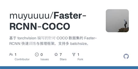 Github Muyuuuu Faster Rcnn Coco Torchvision Coco Faster Rcnn