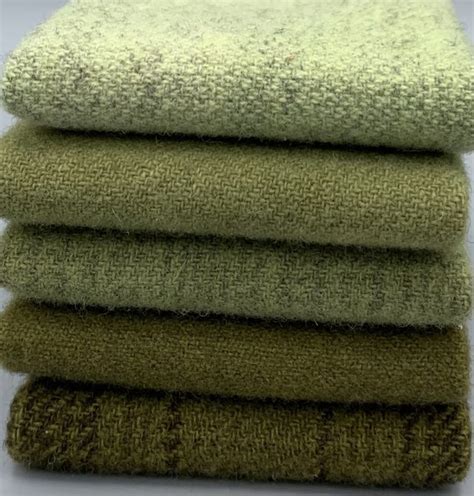 Hand Dyed Wool Bundle Green Light The Woolen Needle