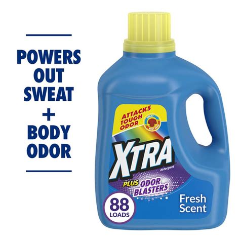 Xtra Laundry Detergent Liquid Plus Odor Blasters 1364 Oz Delivery Or