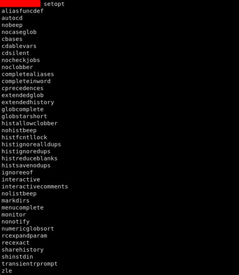 Shell Setopt Does Not Work In Zshrc Can Someone Tell Me Why Unix