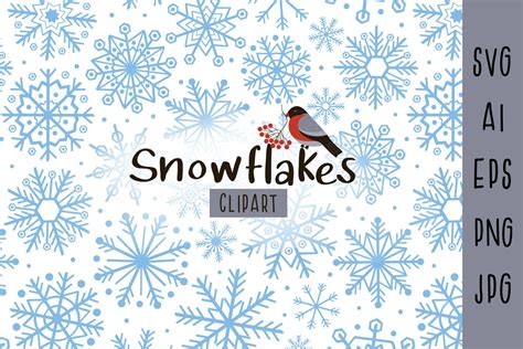 Snowflake Clipart Snowflake Svg Graphic By Nataka · Creative Fabrica
