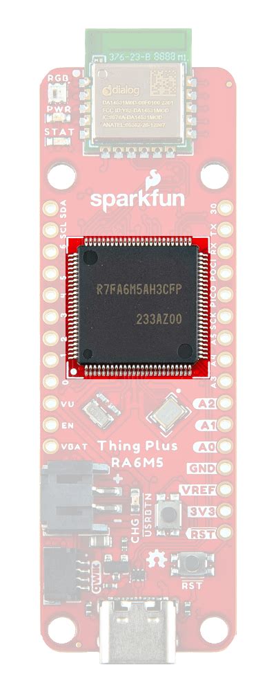 Hardware Overview SparkFun RA6M5 Thing Plus Hookup Guide