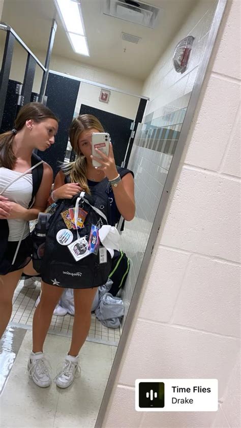 Cheer Practice Cheer Practice Mirror Selfie Time Flies