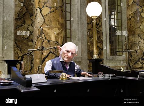 Leavesden Uk March 2020 One Of The Goblin Cashiers In Gringotts