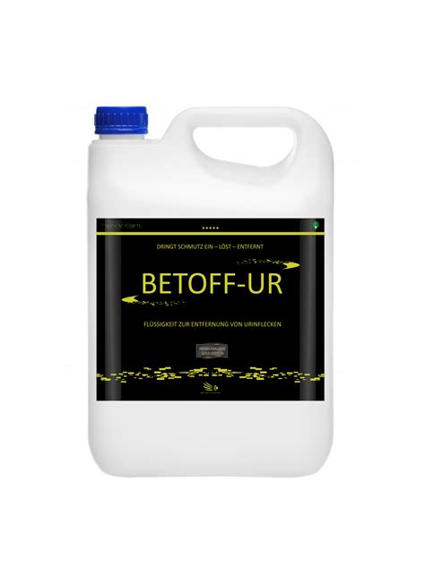 Betoff Ur 5 L Urine Stain Remover Betoff Products For The World