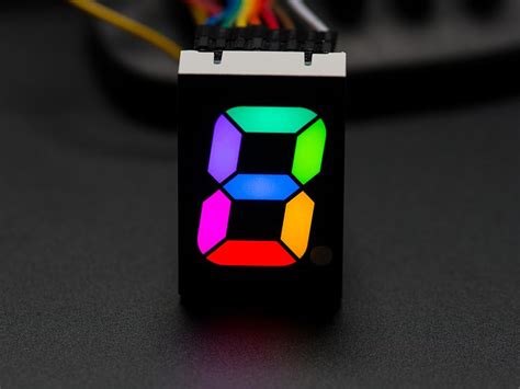 Rgb 7 Segment Digit 1 Tall Digit Opencircuit