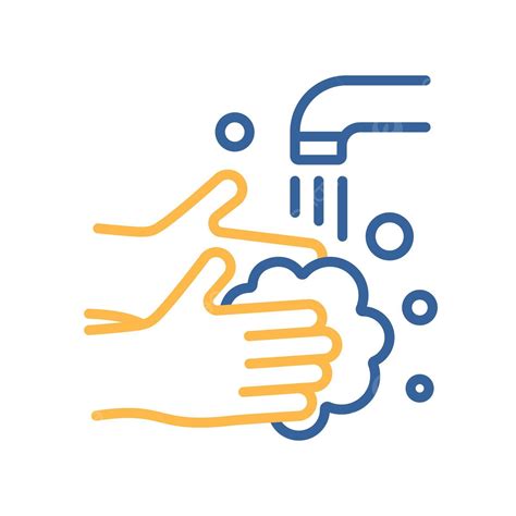 ícone Para Prevenir Vírus Lavando As Mãos Com Sabão Vetor Png Projeto