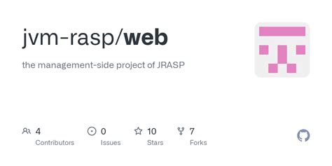 Github Jvm Raspweb The Management Side Project Of Jrasp