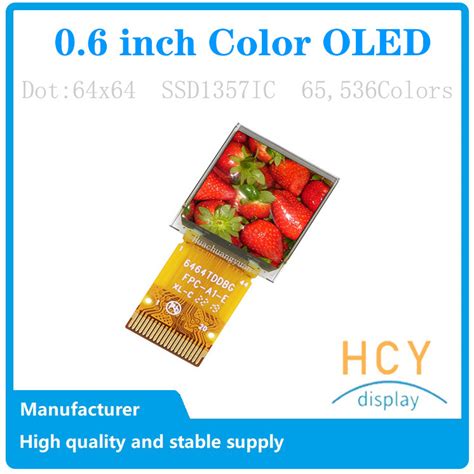 Inch Color Mini Oled Display For Medical Wearing Products Oled Display And Oled Module Price