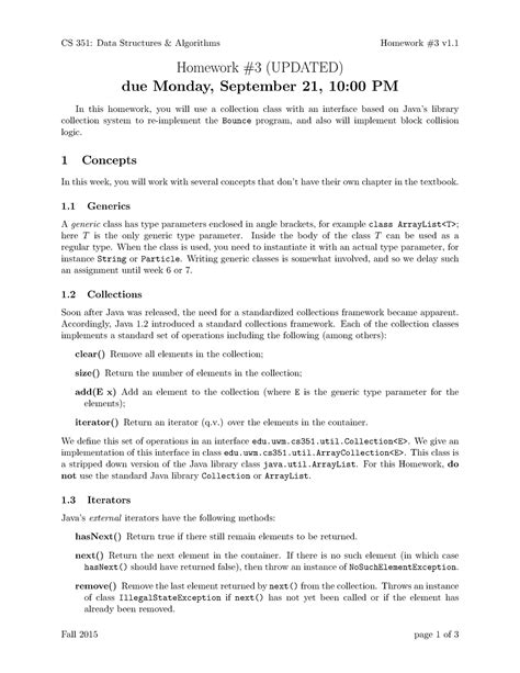 Homework 3 Cs 351 Data Structures And Algorithms Homework 3 V1