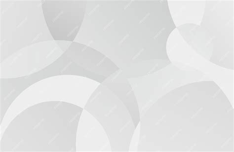 흰색 그라데이션 원 배경 흰색과 회색 조합 배경 프리미엄 벡터