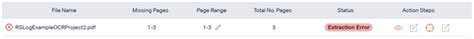 Rslog Documentation Log Extraction