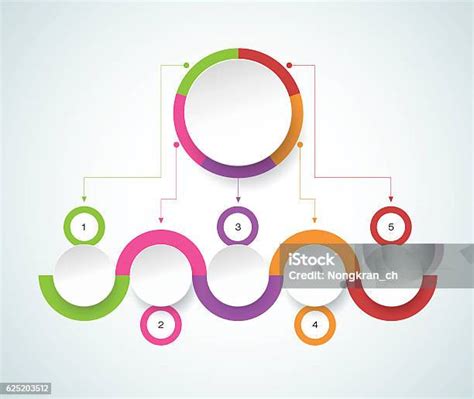 3d 용지 라벨이 있는 벡터 인포그래픽 통합 서클 백그루드 0명에 대한 스톡 벡터 아트 및 기타 이미지 0명 공란 다이어그램 Istock