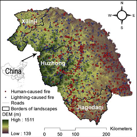 Figure 1 From Relative Effects Of Climatic And Local Factors On Fire Occurrence In Boreal Forest