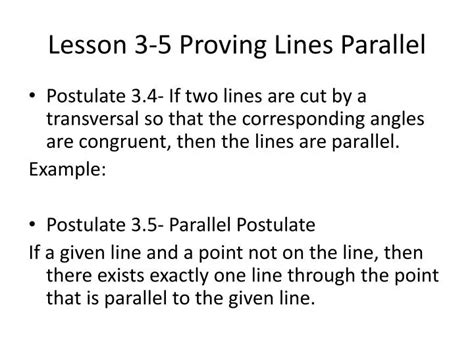 PPT Lesson Proving Lines Parallel PowerPoint Presentation Free Download ID