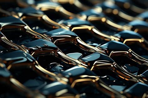 formation de motifs en cascade de chaînes métalliques complexes photo