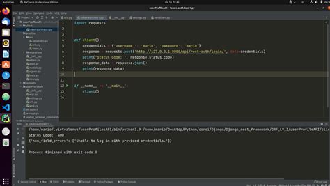 Authentication Unable To Log In With Provided Credential In Django Rest Framework Stack