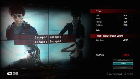 resident evil resistance game ui database