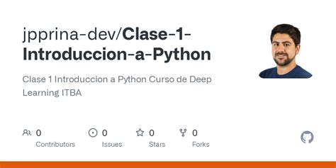 GitHub Jpprina Dev Clase Introduccion A Python Clase Introduccion A Python Curso De Deep