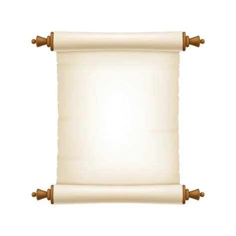 Open Scroll Diploma Blank