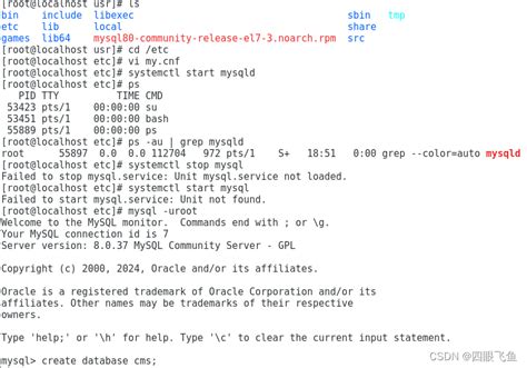 Linux安装mysql超详细，附图安装 Csdn博客