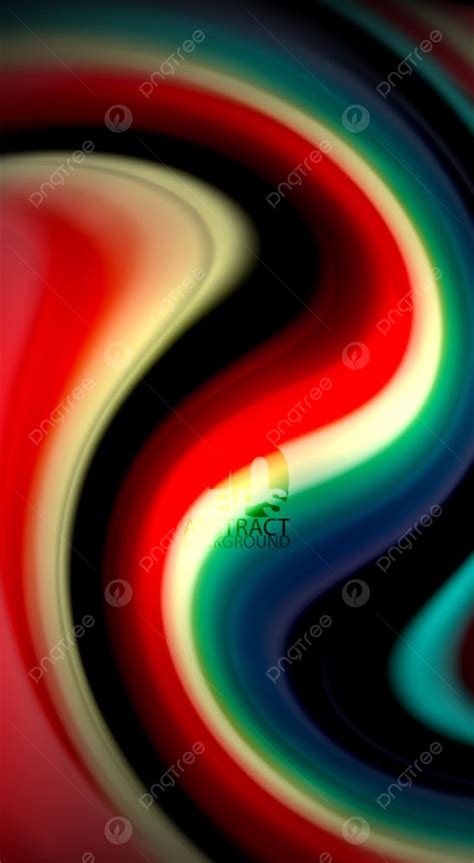 검은 배경에 액체 무지개 색상 배경 화면 및 일러스트 무료 다운로드 Pngtree