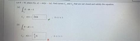 Solved Consider F And C Below F X Y 2x 6y C Is The Arc