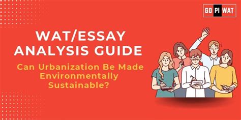 Wat Analysis Guide Can Urbanization Be Made Environmentally