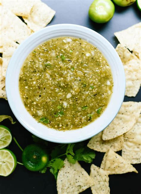 Homemade Salsa Verde Recipe Tomatillo Salsa Cookie And Kate