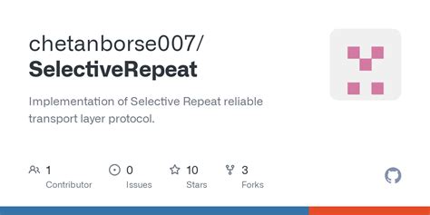 Github Chetanborse007selectiverepeat Implementation Of Selective Repeat Reliable Transport
