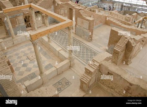 Turkey Ephesus Terrace Houses Ancient Roman Villas Once Inhabited By