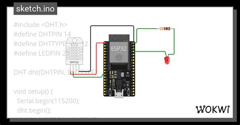 tugas 3 challenge 4 sensor dht22 wokwi esp32 stm32 arduino simulator
