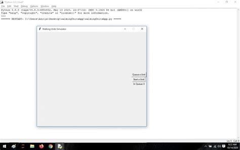 Walking Units App Gui App Using The Python Tkinter Project In Python With Source Code And
