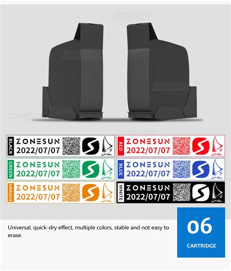Zonesun Handheld Inkjet Printer Portable Date Coding Machine Qr Code B