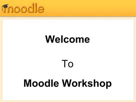 Moodle Presentation PPT