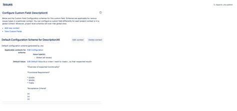 Adding Default Description In Company Managed Project Jira And Jira Service Management