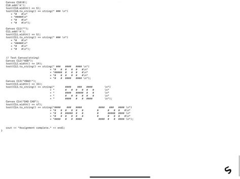 Solved Make A Canvas Cpp File That Defines Functions From Chegg