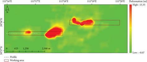 deformation field calculating results using tsx and sentinel 1 data