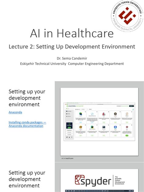 Lecture2 Intro Settingupdevelopmentenvironment Pdf Artificial