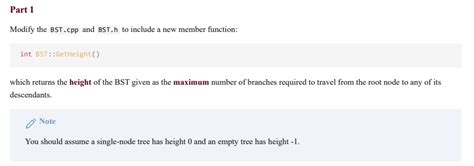 solved bst cpp file include bst h using namespace std
