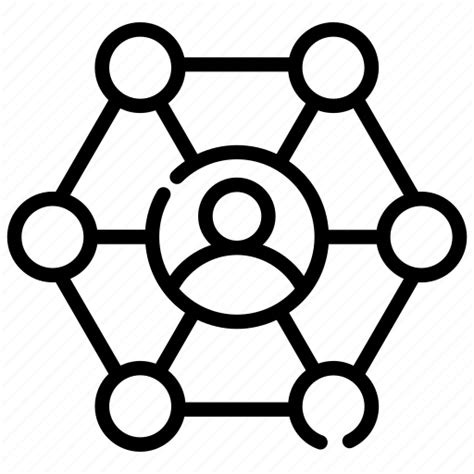 connection hierarchy network icon