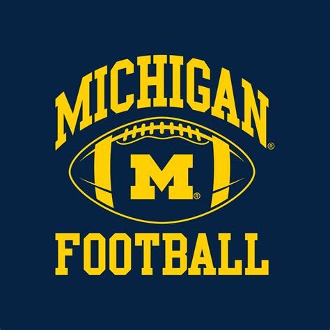 Iconic Michigan Football Logo Symbol Of School Spirit
