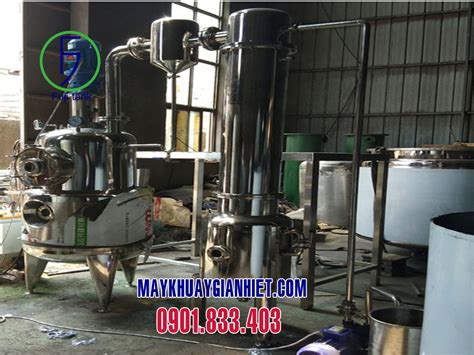 Thiết bị cô đặc chân không Máy cô đặc chân không có cánh khuấy