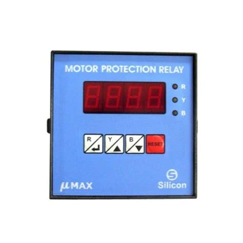 Motor Protection Relay Contact Load High Power At Best Price In Vadodara Silicon Technology