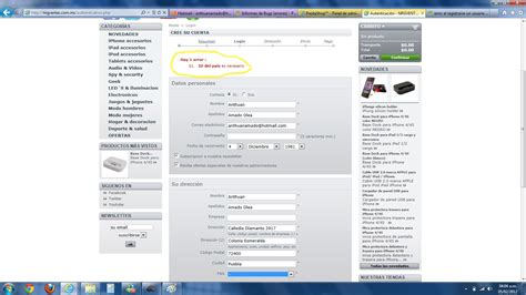 Error Pais En Formulario Registro De Clientes Informes De Bugs