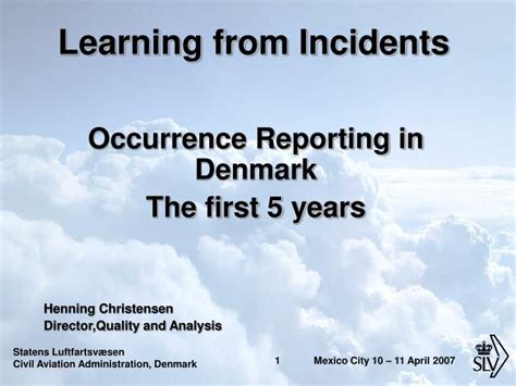 Ppt Learning From Incidents Powerpoint Presentation Free Download