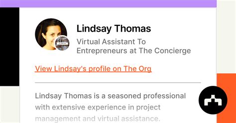 Lindsay Thomas Virtual Assistant To Entrepreneurs At The Concierge