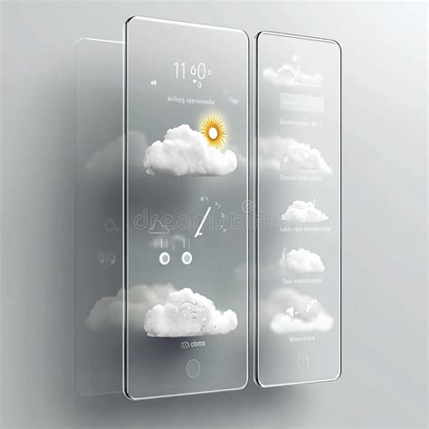 A Minimalist Weather App Design Clean And Modern Interface With Intuitive Sectional Layouts