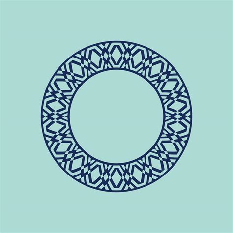 Modern Ornamental Circle Frame Border Decorative Pattern 41282234 Vector Art At Vecteezy